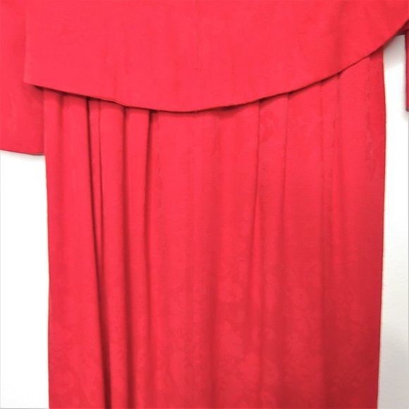 karin stevens | Dresses | Karin Stevens Red Mock 2piece Dress | Poshmark